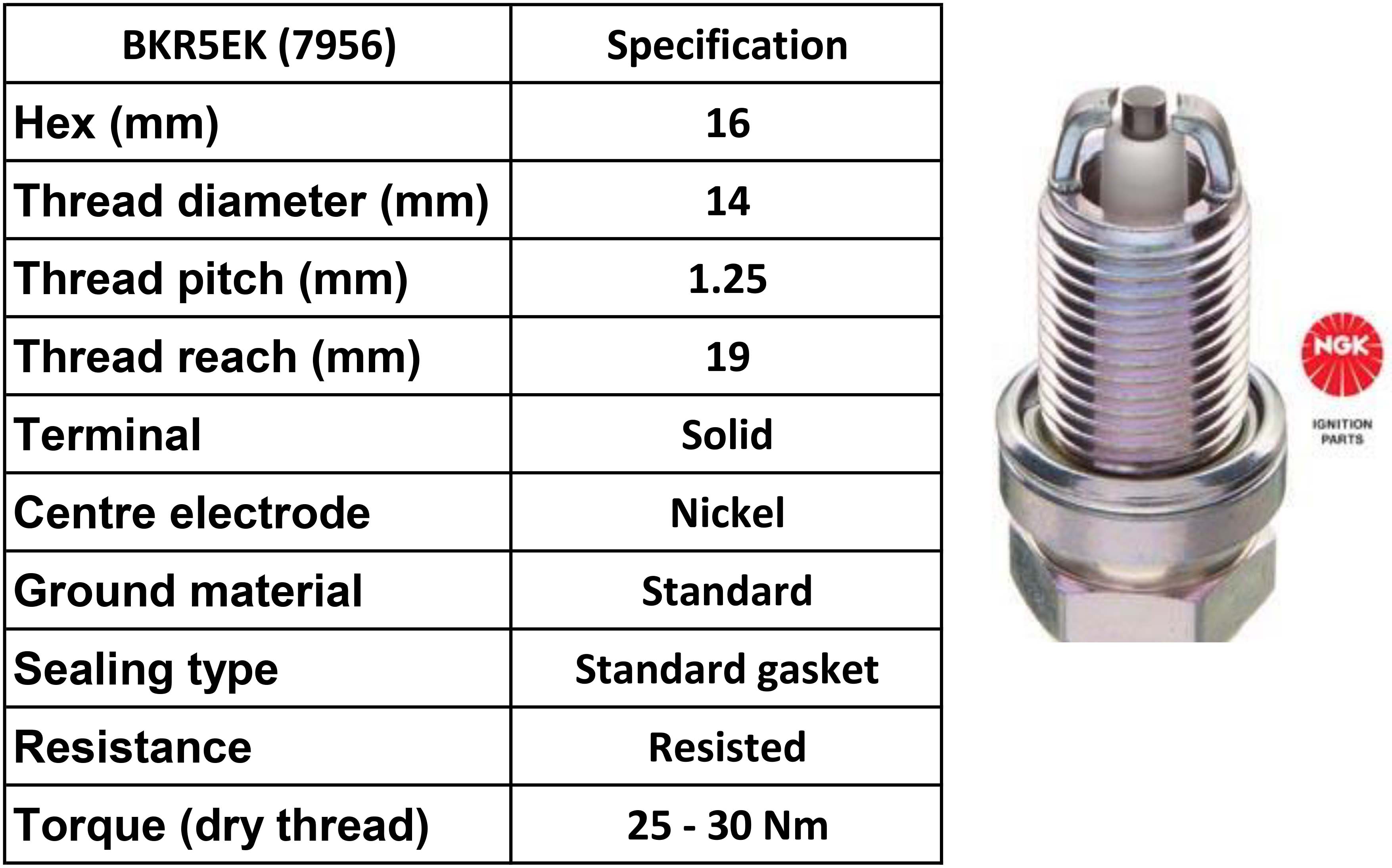 3 X BUJÍAS NGK PARA VAUXHALL/OPEL BKR5EK | eBay